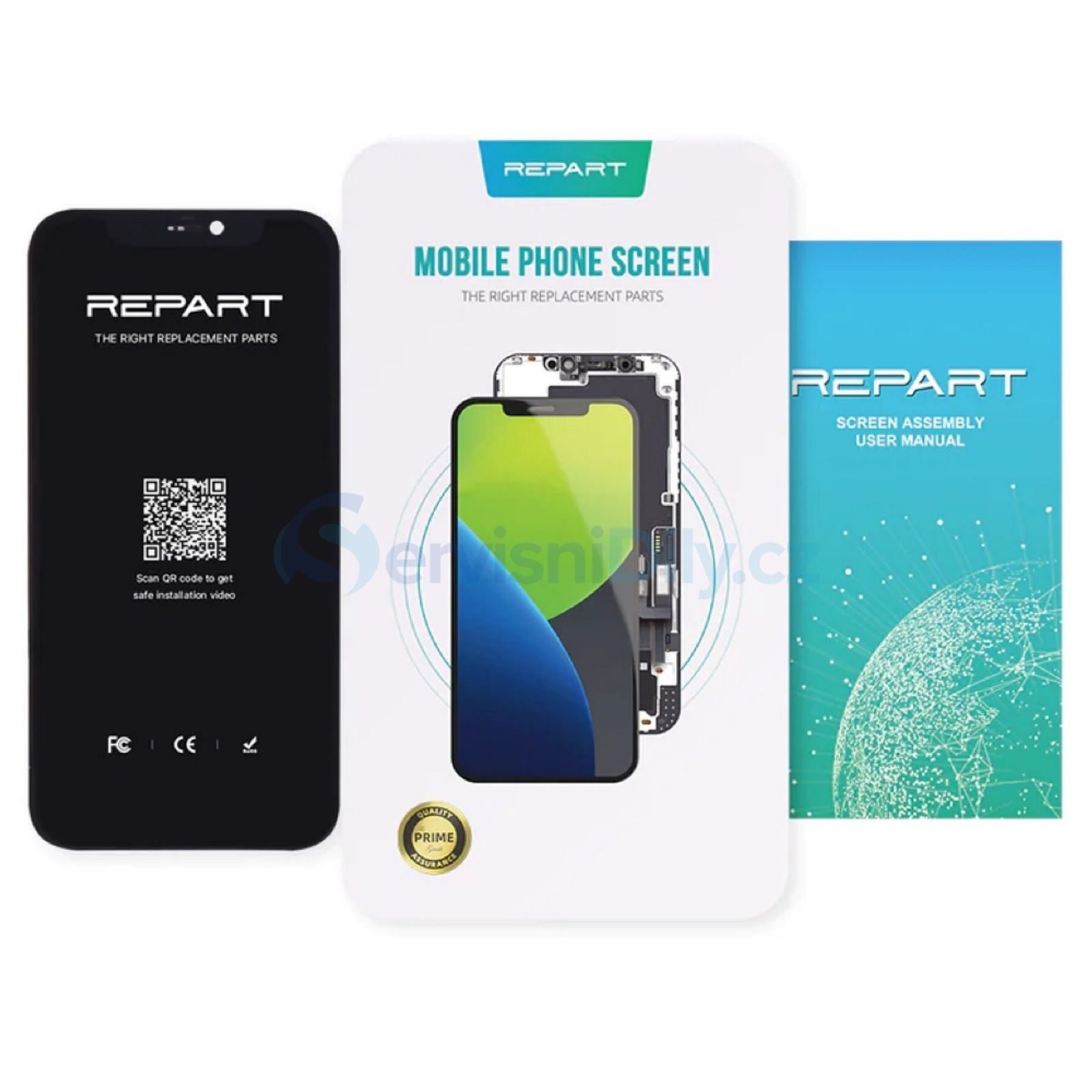 REPART Hard OLED LCD Display for iPhone 12 / 12 Pro - Spare parts for ...