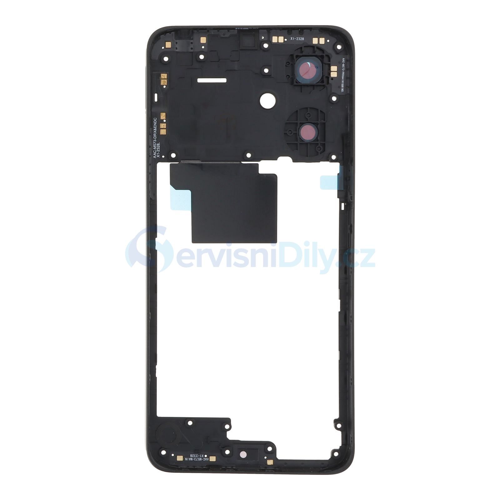 Xiaomi Redmi 13C 5G středový rámeček s krytkami čočky kamery - Servisní ...