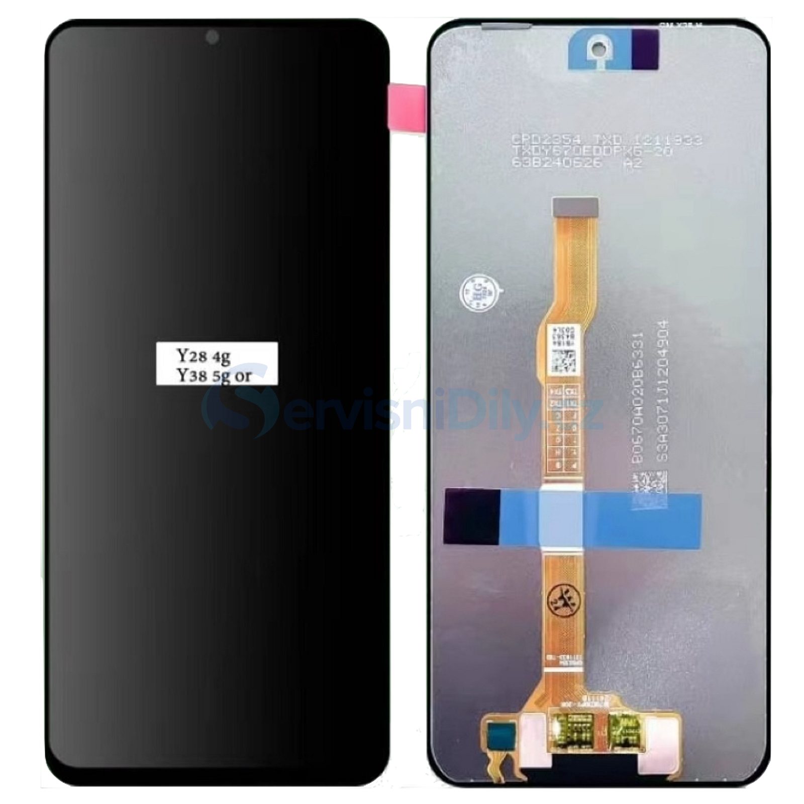 Vivo Y28 LCD Display Touch Glass Replacement - Spare parts for everyone