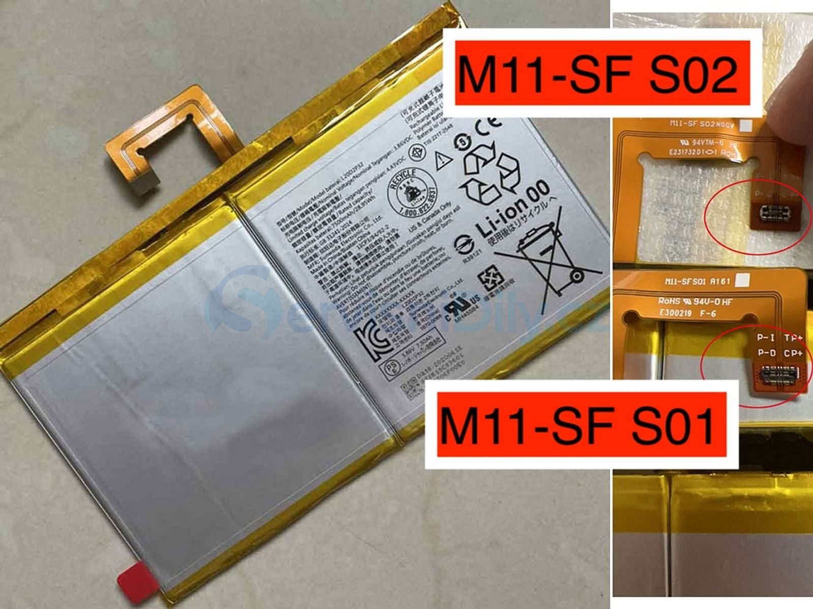 L20D2P32 Battery for Lenovo Tab P11 & P11 Plus - Spare parts for everyone