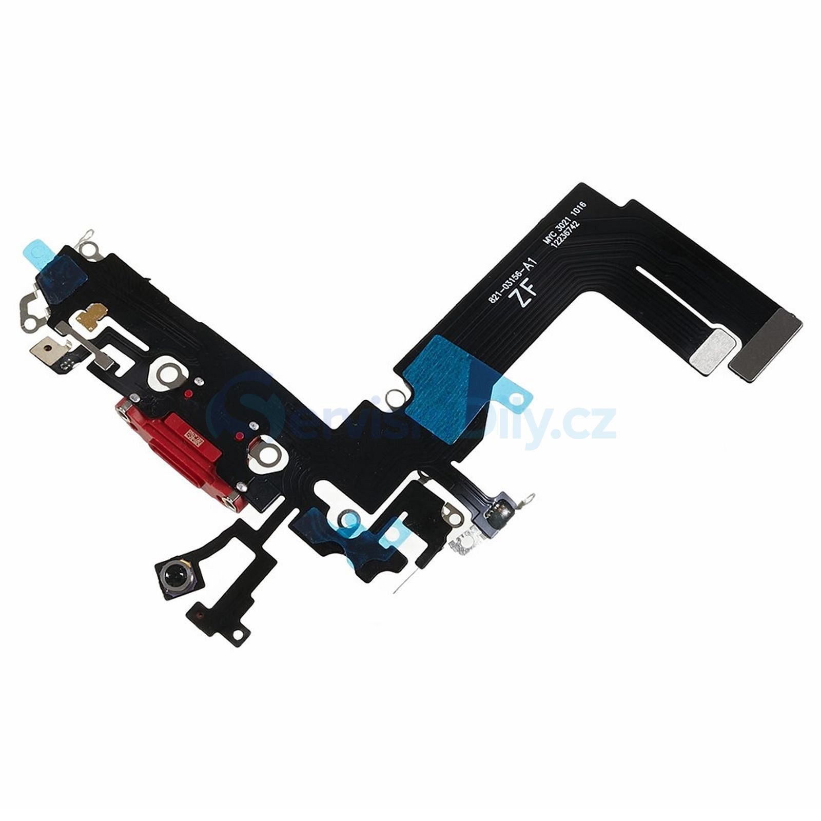 iPhone 13 Mini Charging Port Connector Flex Cable Red - Spare parts for ...