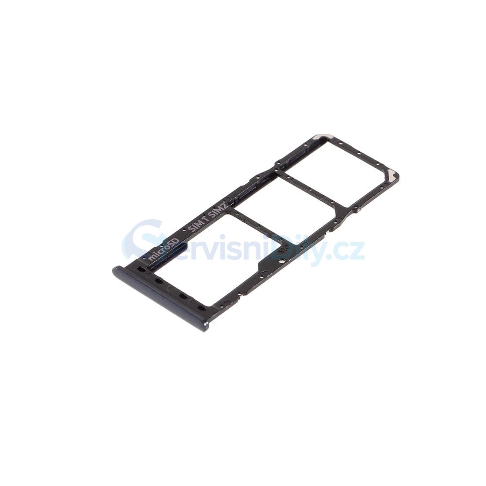 Samsung Galaxy A10 SD Card Tray DUAL SIM Black - Spare parts for everyone