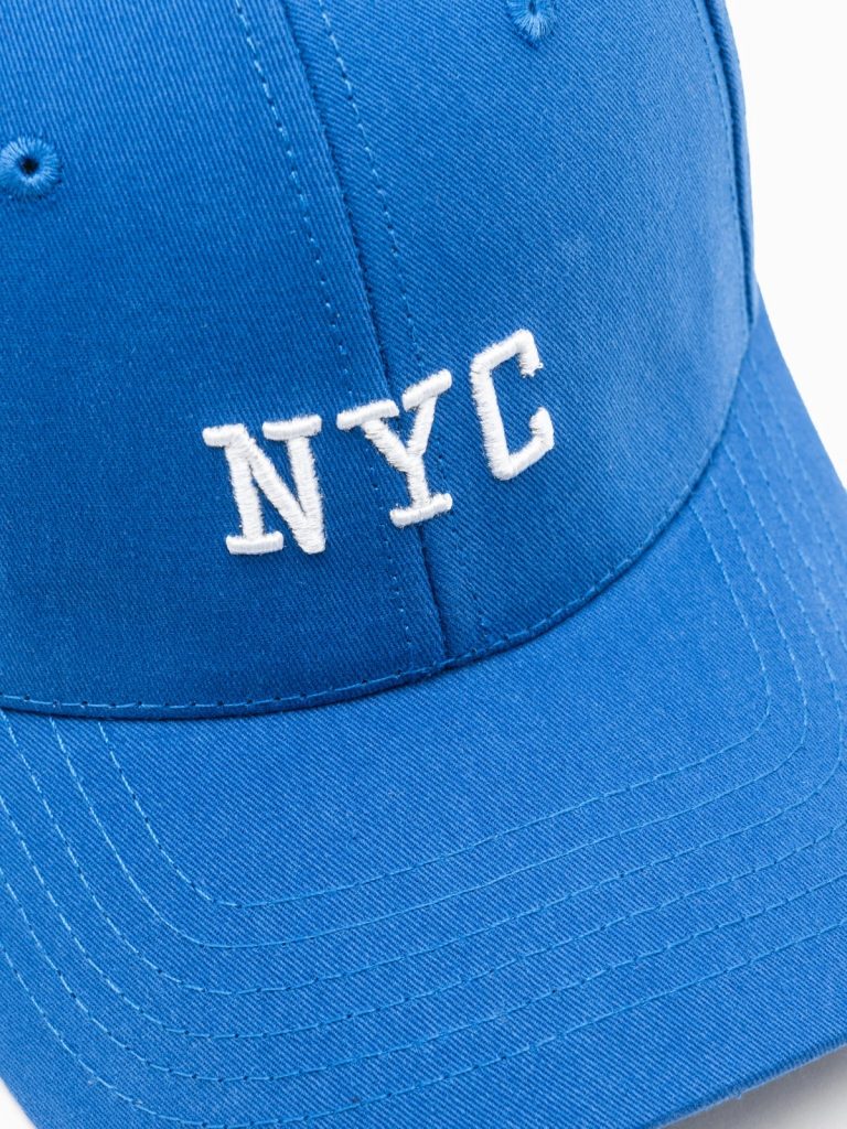 Modern kék siltes sapka NYC H157 - Legyferfi.hu