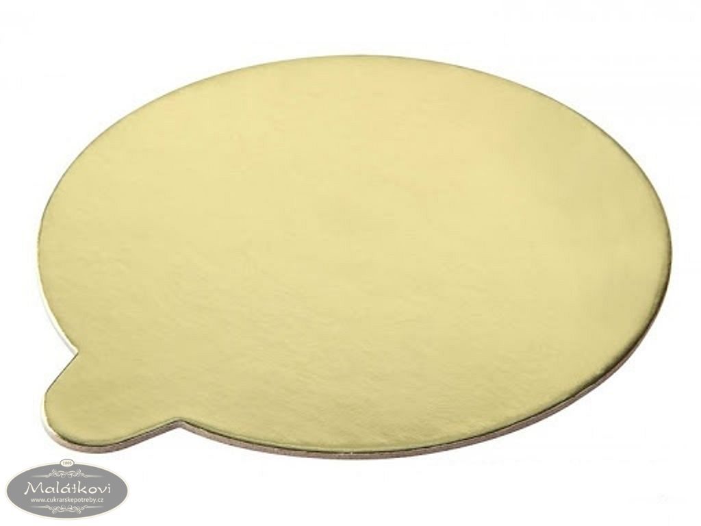 Cukrářské potřeby Malátkovi® - Podložka zlatá pro monoporce, mousse a ...