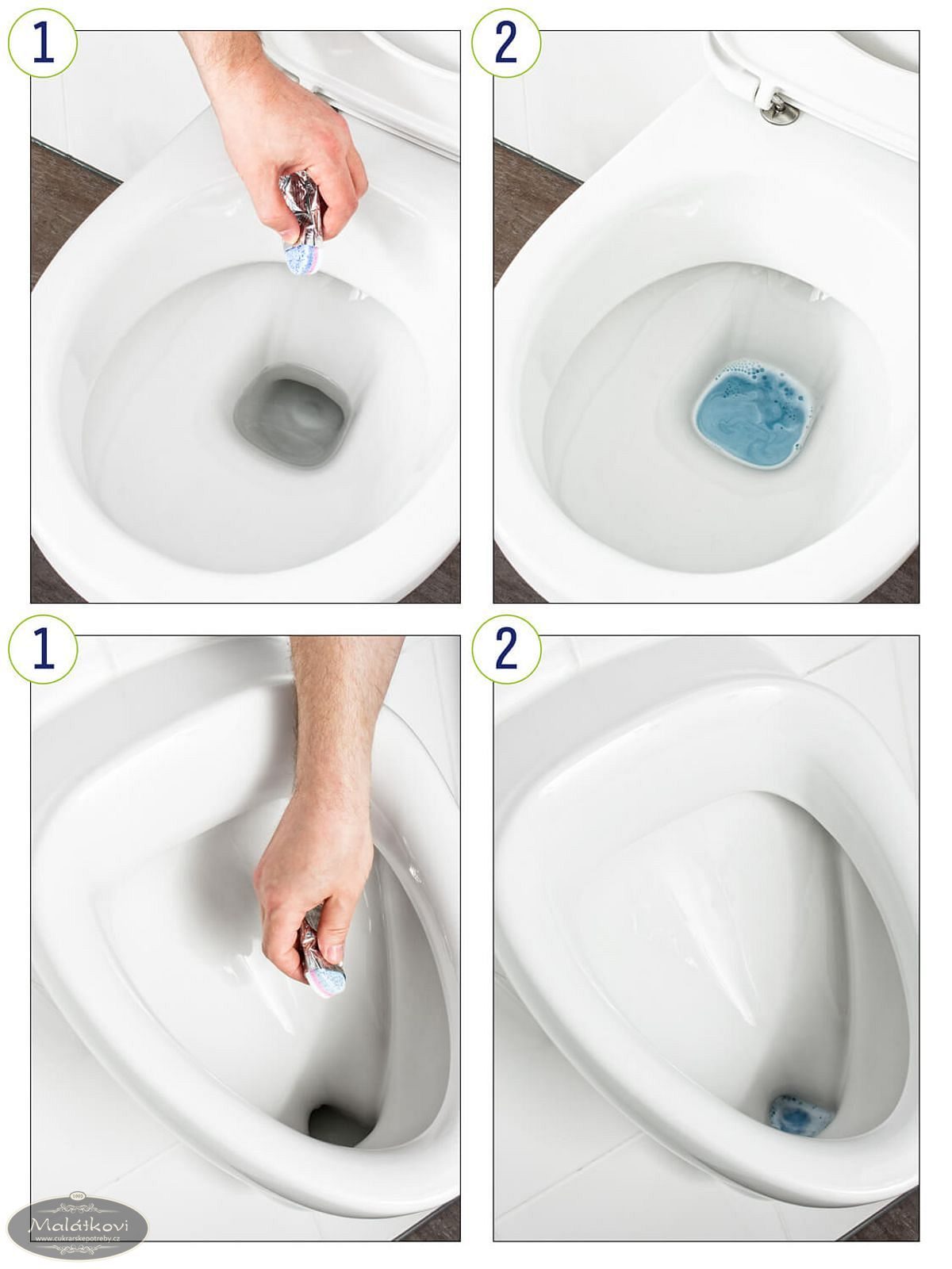 Cukrářské potřeby Malátkovi® - WC tablety 35 ks - WoldoClean® - Čistota ...