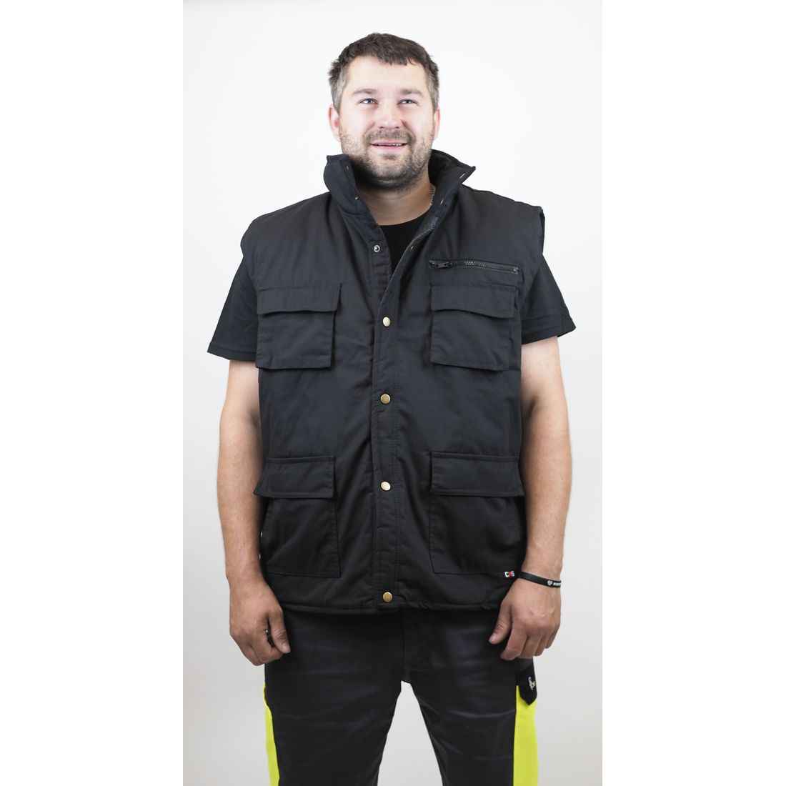 Zimní pracovní vesta DENVER | Zateplené vesty - DobrýTextil.cz