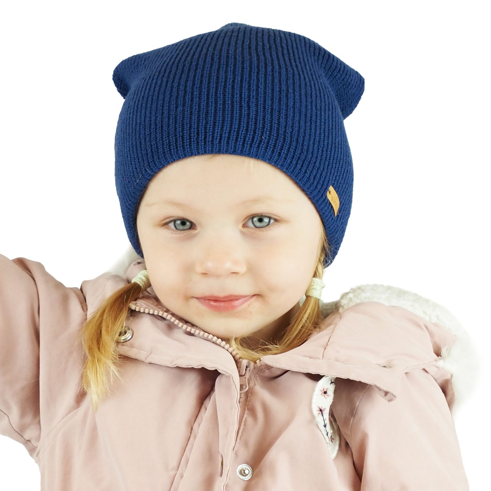 Fes de iarnă cu căptușeală pentru copii - low beanie - Bontis.ro