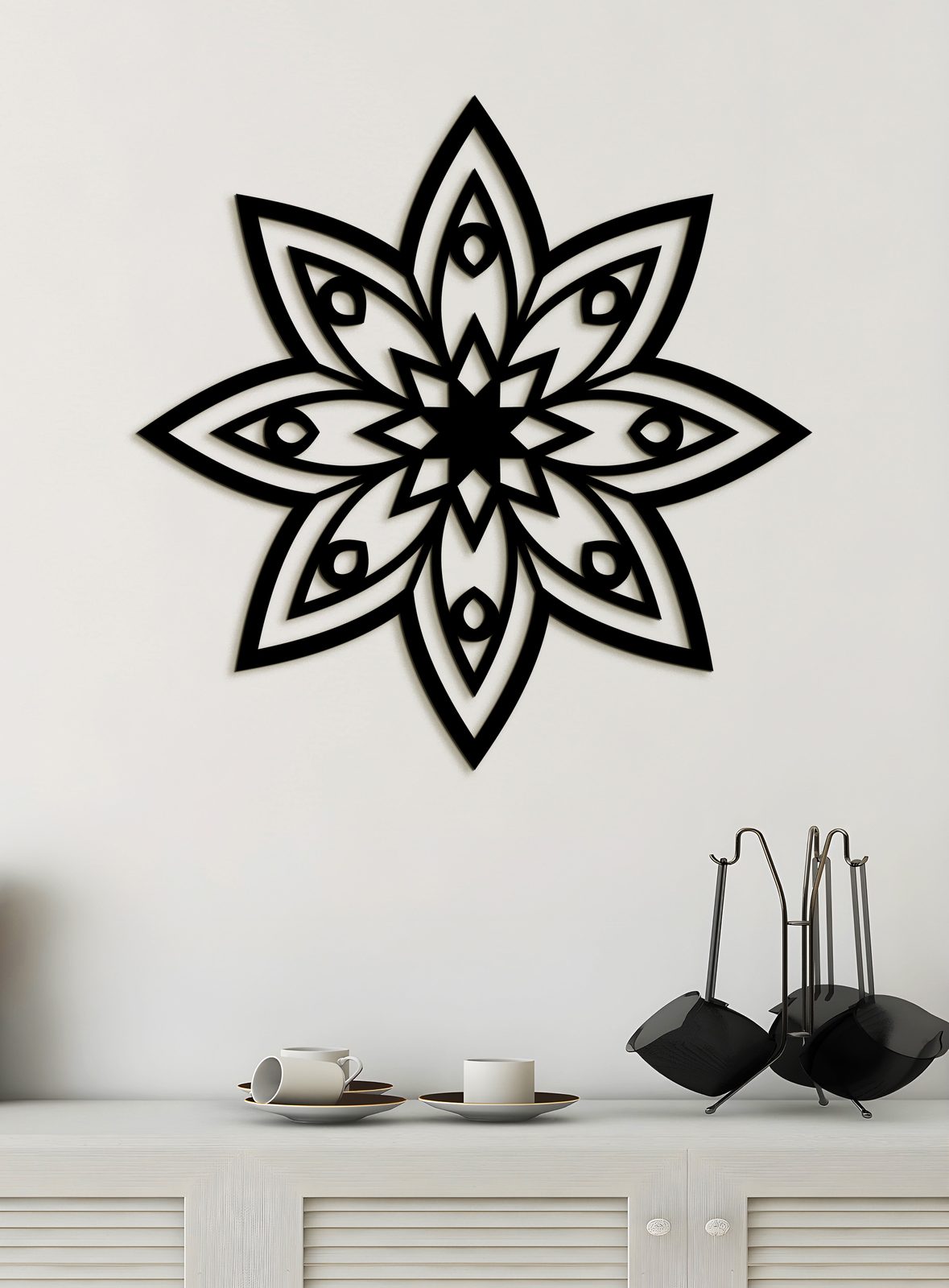 Dekorativní mandala SUN - Dřevěné mandaly - MODOVO