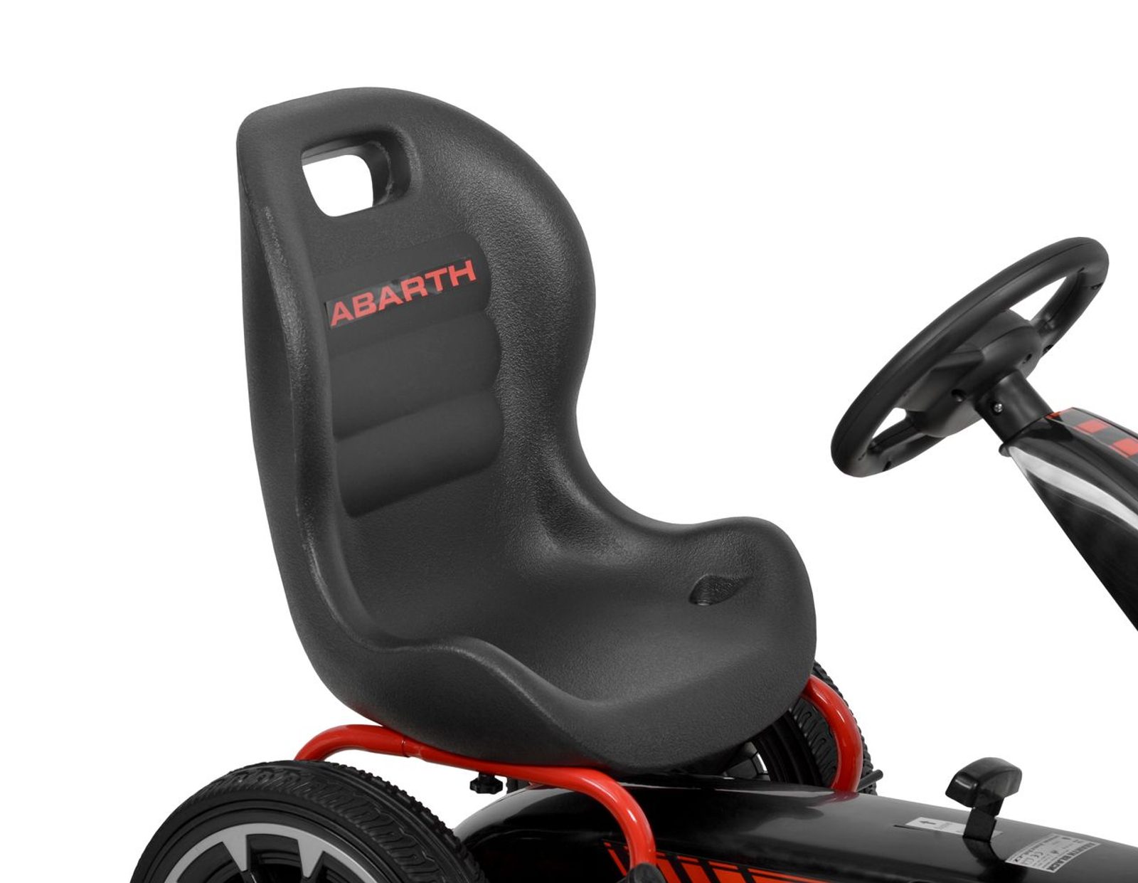 ABARTH - black - šlapací motokára | Dětské hračky | Šlapadla | HECHT