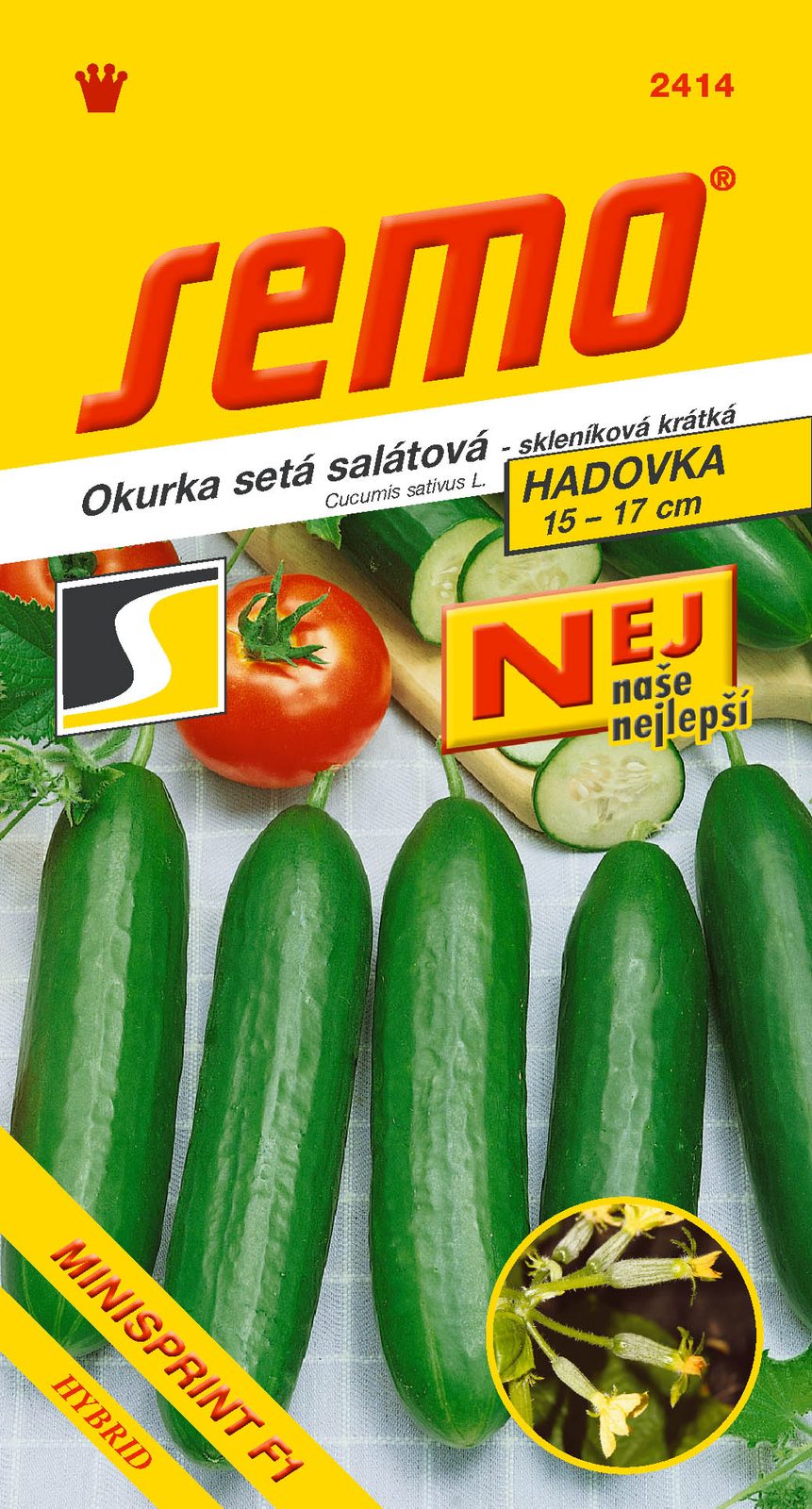 Okurka sklen. - Minisprint F1 kr 10s - série NEJ | Semena | Pěstitelské ...