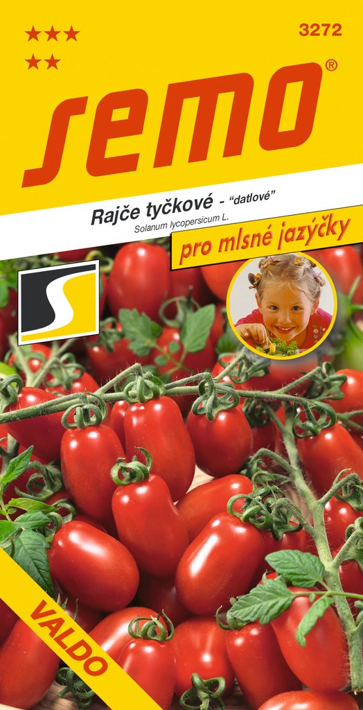 Staking Tomato Date - Valdo 30 seeds - TONGUE TABS series - Semena ...