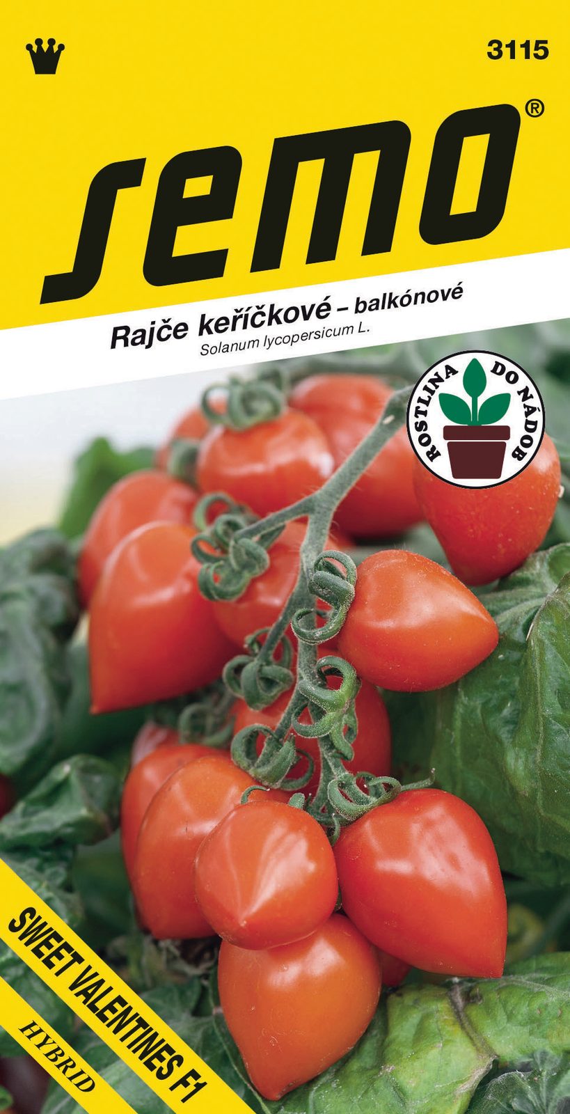 Bush Tomato - Sweet Valentines F1 10 seeds - FOR CONTAINERS series ...