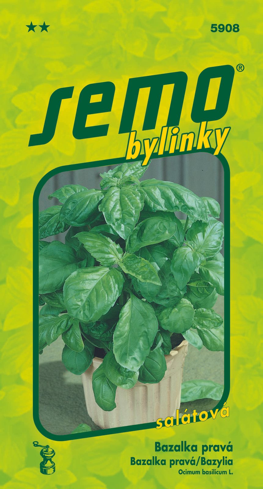 Sweet Basil - Lettuce Leaf 1g - Semena - Garden - HECHT