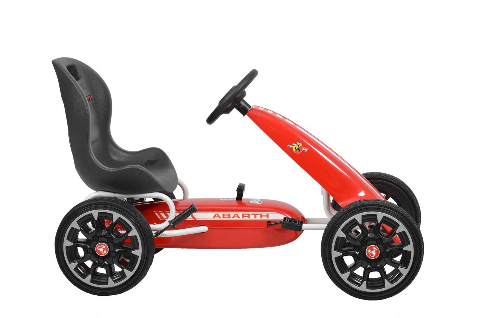Pedal kart for kids - ABARTH RED - Children Toys - Pedal cars - HECHT