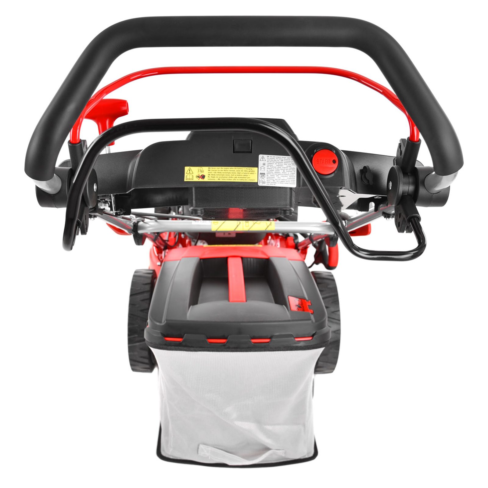 Petrol lawn mower with self propelled system - HECHT 548 SWE 5 in 1 ...