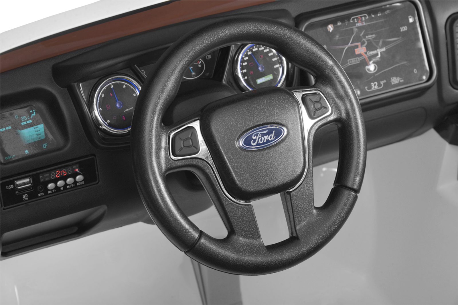 Accu car for kids - FORD RANGER - WHITE - Vehicles - Children Toys - HECHT