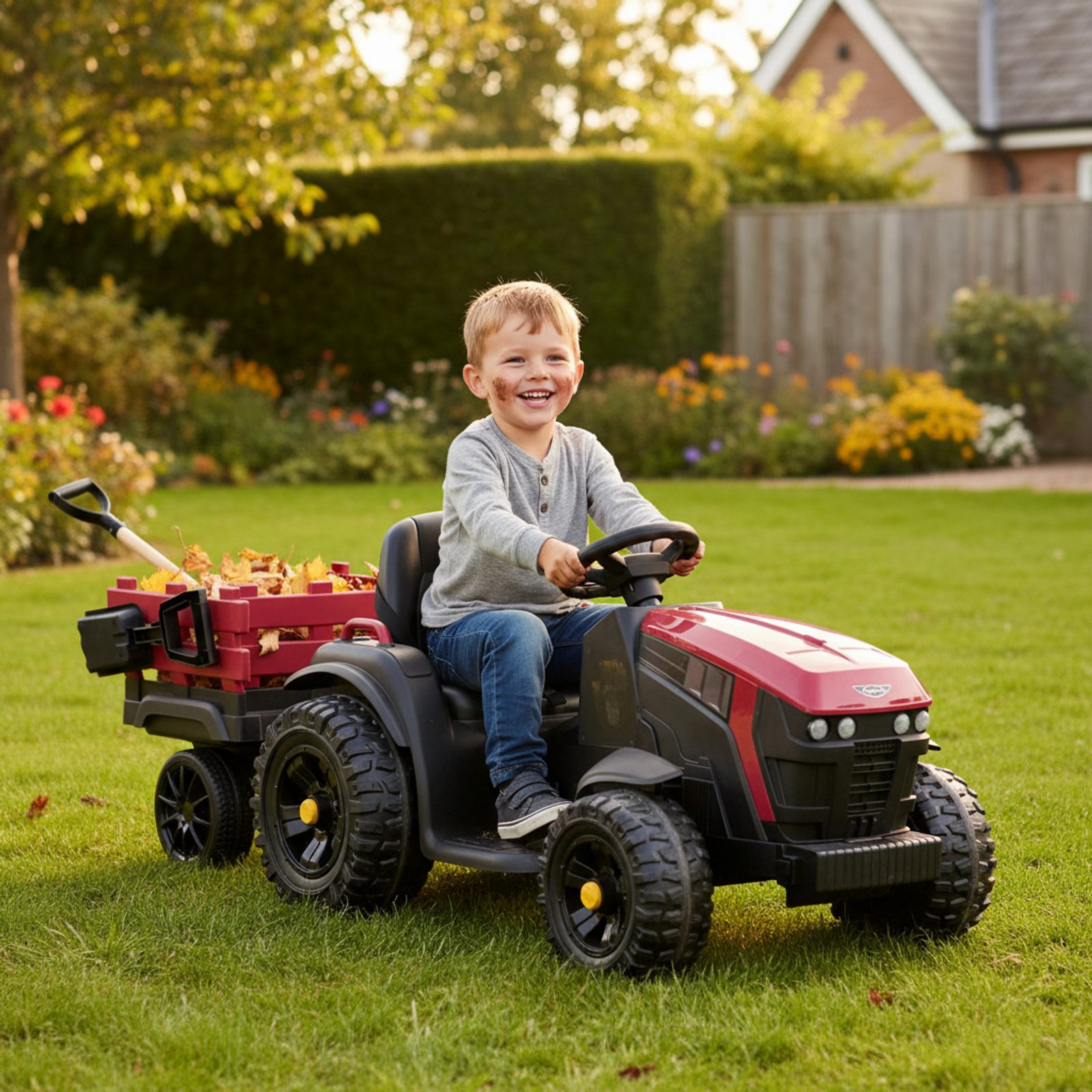 Accu tractor for children - HECHT 50925 RED - Children Toys - Vehicles ...