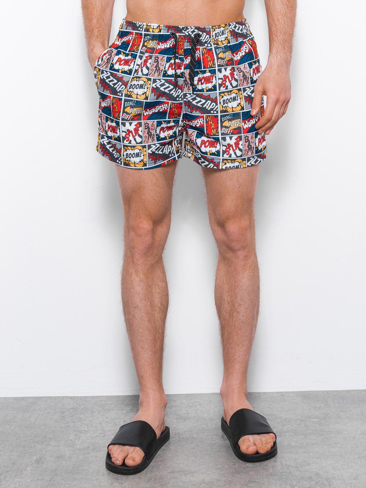 Vesele bele kopalke s stripovskim potiskom W318 - Pravimoski.si