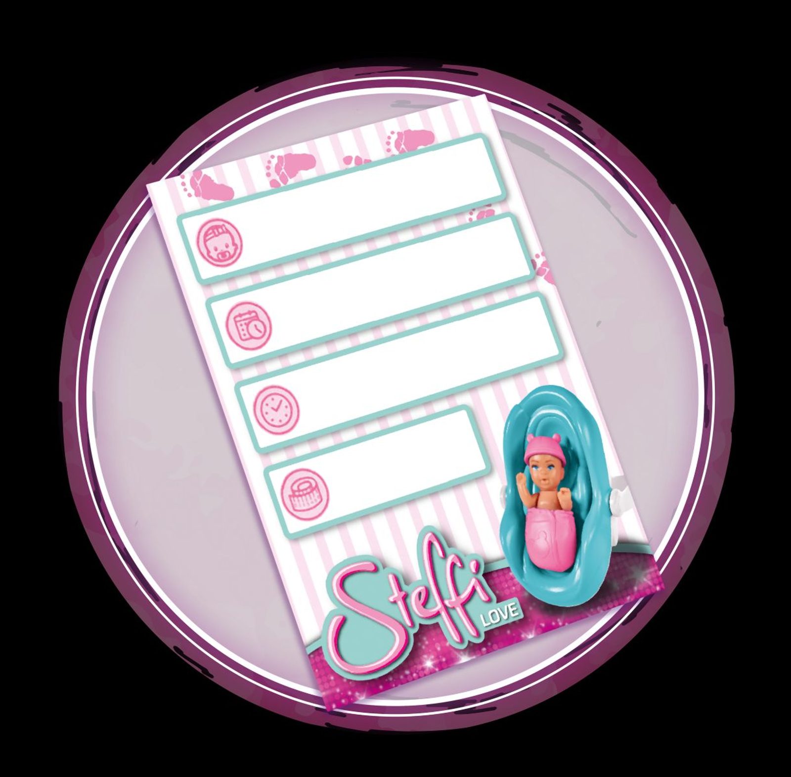 Panenka Steffi New Born Baby, zvuk - Simba - Panenky - Figurky a ...