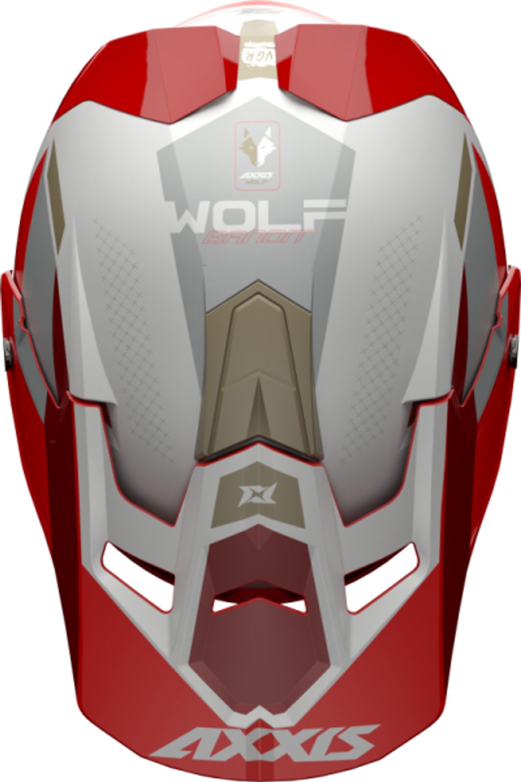 Motokrosová helma AXXIS WOLF bandit b5 matt red - AXXIS - Motokrosové ...