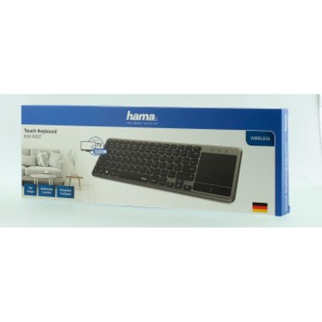 Hama bezdrátová klávesnice KW-600T s touchpadem, pro Smart TV - Hama ...