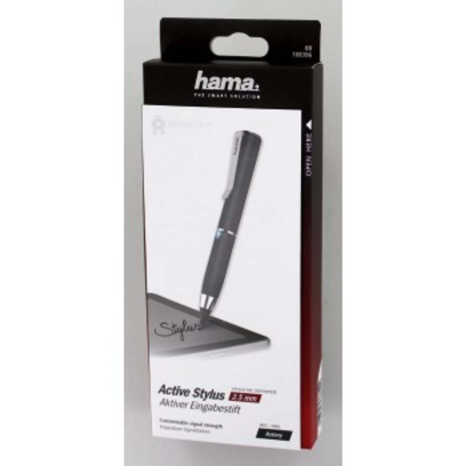 Hama Active Fineline, Input Pen with Thin 2.5 mm Tip for Tablet PCs ...