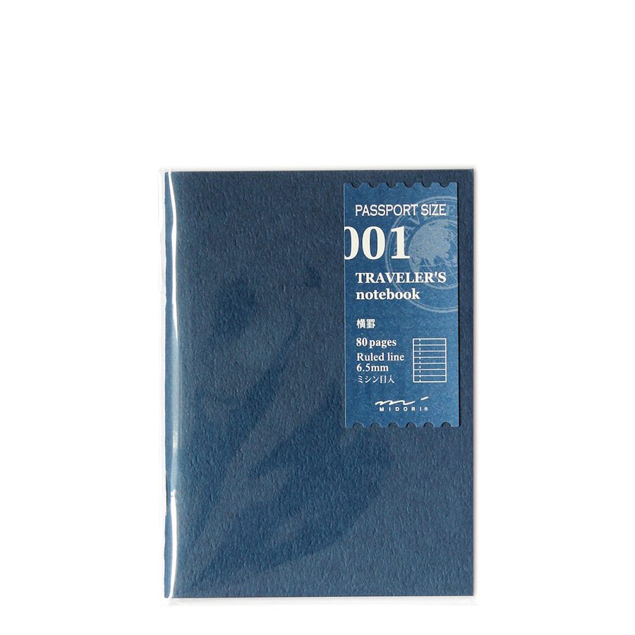 Refill #001: Lined Notebook (Passport) - Traveler's Company - Traveler ...