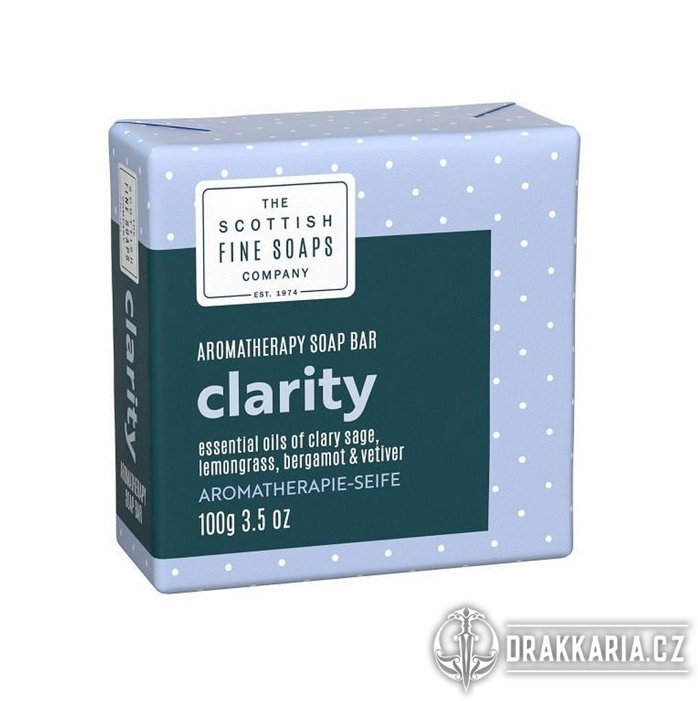 Jasná mysl - Clarity, Scottish Fine Soaps Aromaterapeutické mýdlo, 100g ...