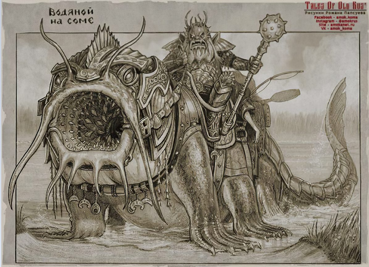 Vodník, postava ze slovanské mytologie - Drakkaria