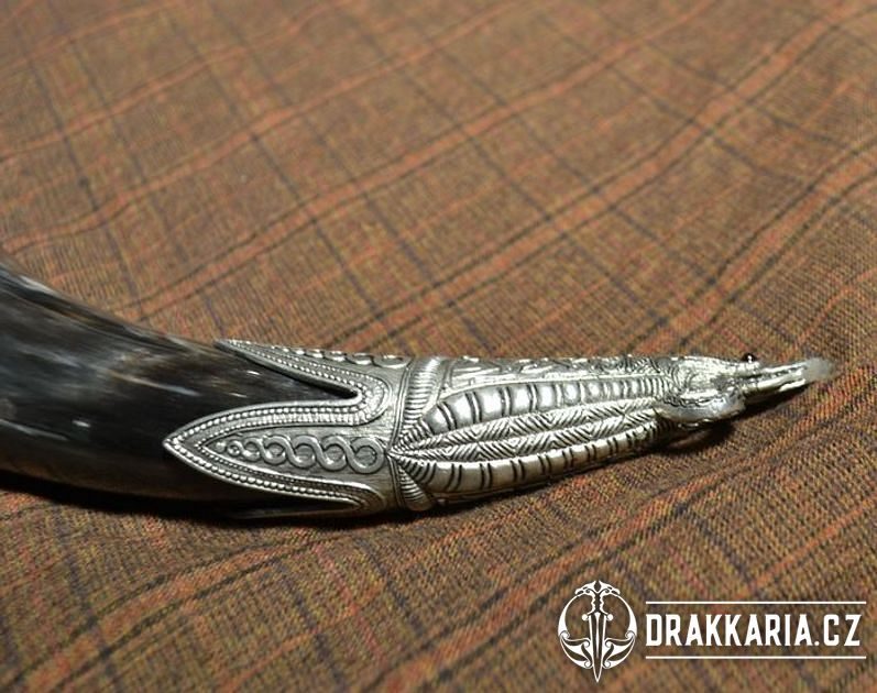 VIKINGSKÝ ROH s cínovým nákončím vracíme se ke kořenům
