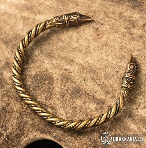 Vikingská VRÁNA | havran, náramek, šperk - Drakkaria