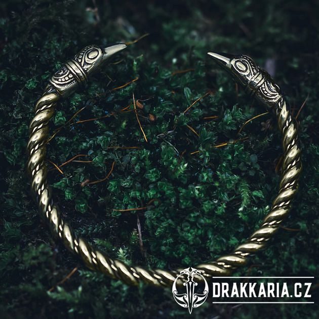 Vikingská VRÁNA | havran, náramek, šperk - Drakkaria