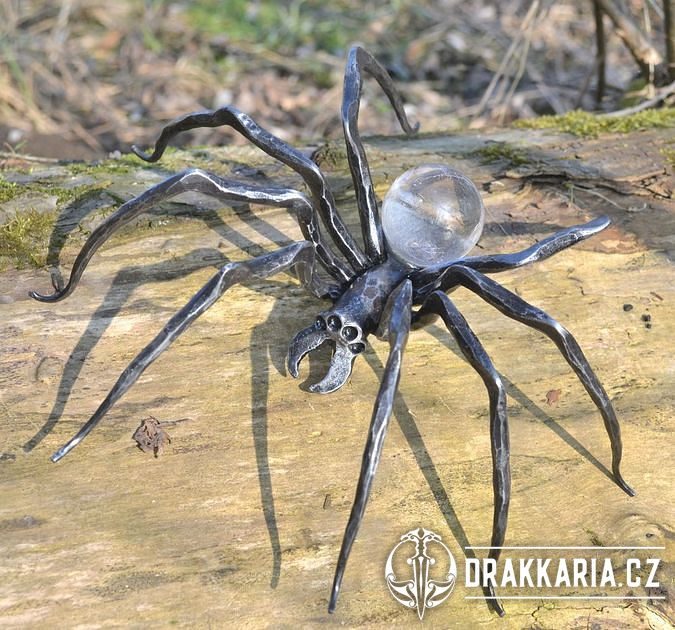 Pavouci Kovaný Pavouk - Drakkaria.cz | Výroba šperků, kovaných a ...