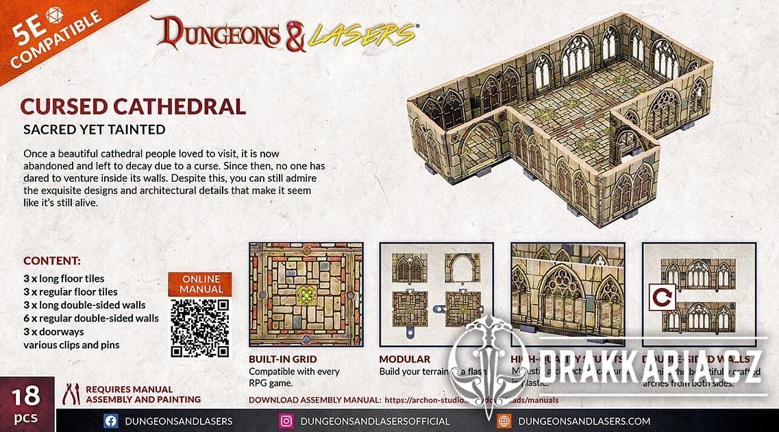 Dungeons & Lasers: Cursed Cathedral - Sacred yet tainted vracíme se ke ...