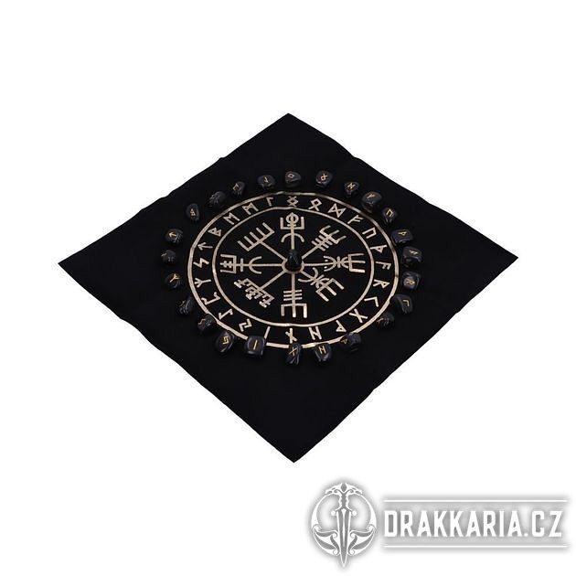 RUNY - Futhark, sada s obsidiánem - Drakkaria.cz | Výroba šperků ...