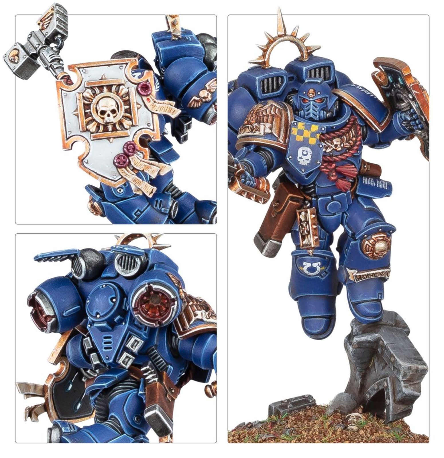 Warhammer 40k: Space Marine: Captain with Jump Pack and Relic Shield ...