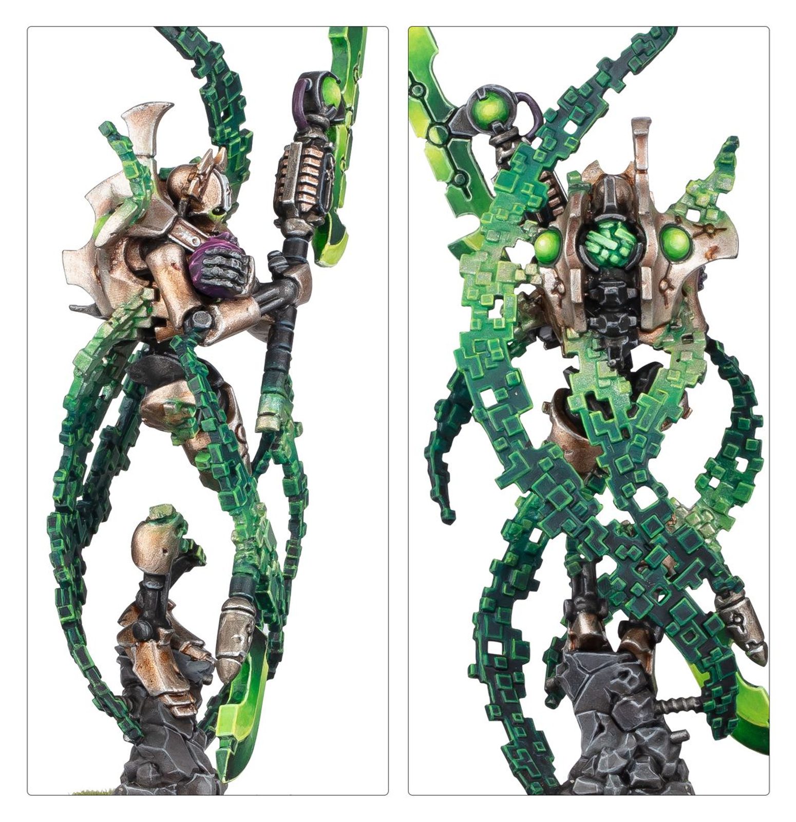Warhammer 40k: Necrons: Overlord with Translocation Shroud - Drakkaria