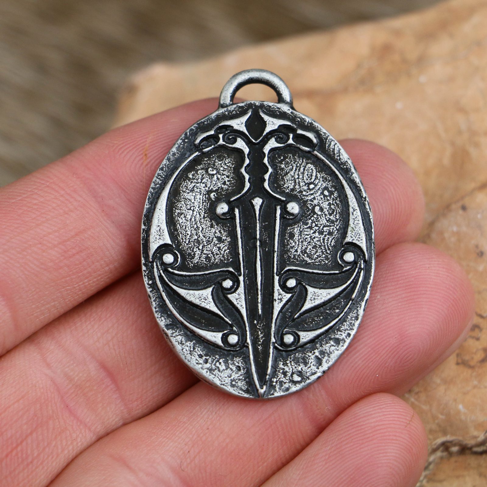DRAKKARIA - amulet, zinek - Drakkaria