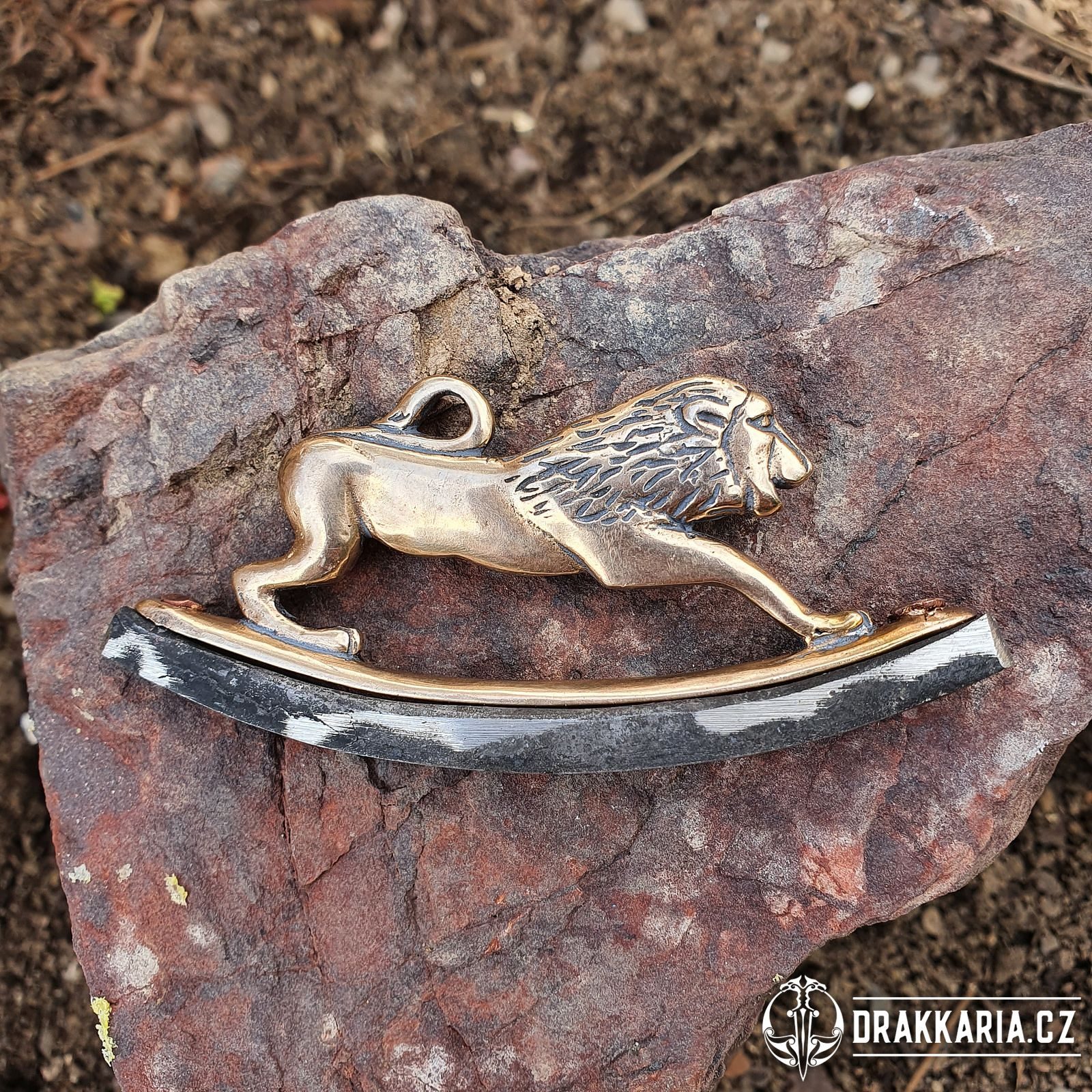 LEV historické křesadlo, bronz - Drakkaria