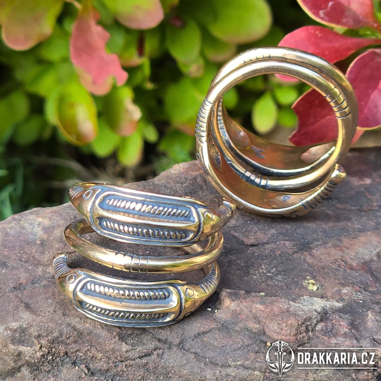 PRSTEN, Nordrup - Ringsted, Dánsko, bronz - Drakkaria