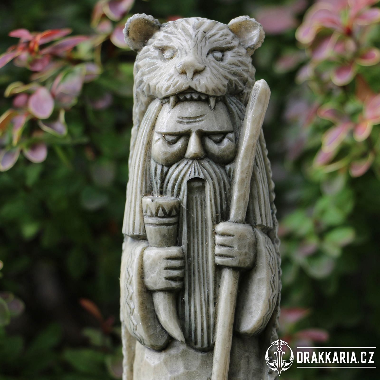 VELES, slovanský Bůh, soška umělý kámen - Drakkaria