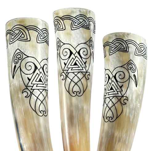 Rohy na pití | Signální rohy vikingské a keltské rohy - Drakkaria