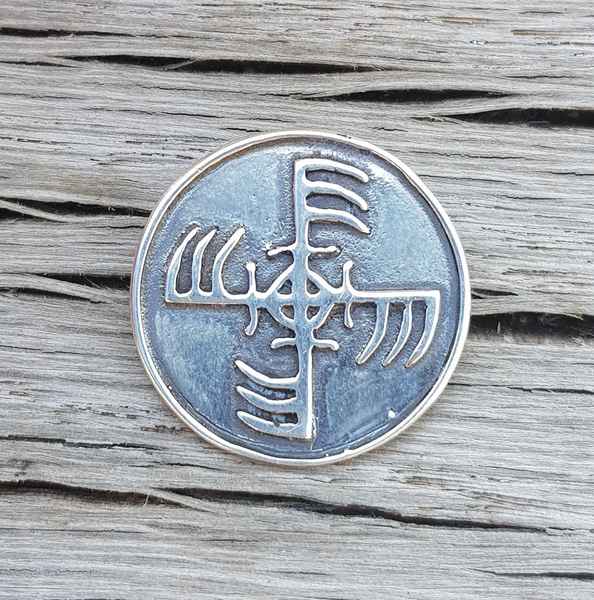 GINFAXI, islandská magická runa, stříbro 925 - Drakkaria