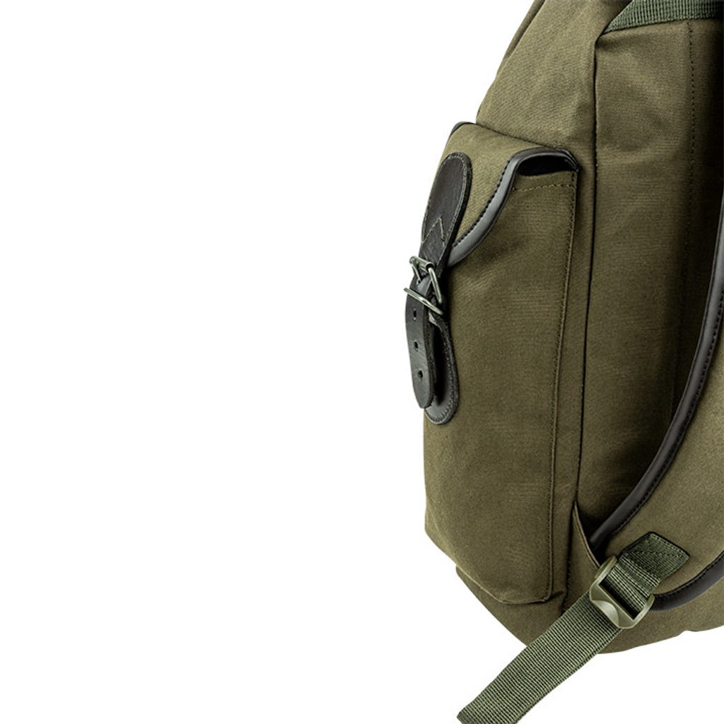 Canvas Day Pack Green Outdoor Camping and crafting Wulflund