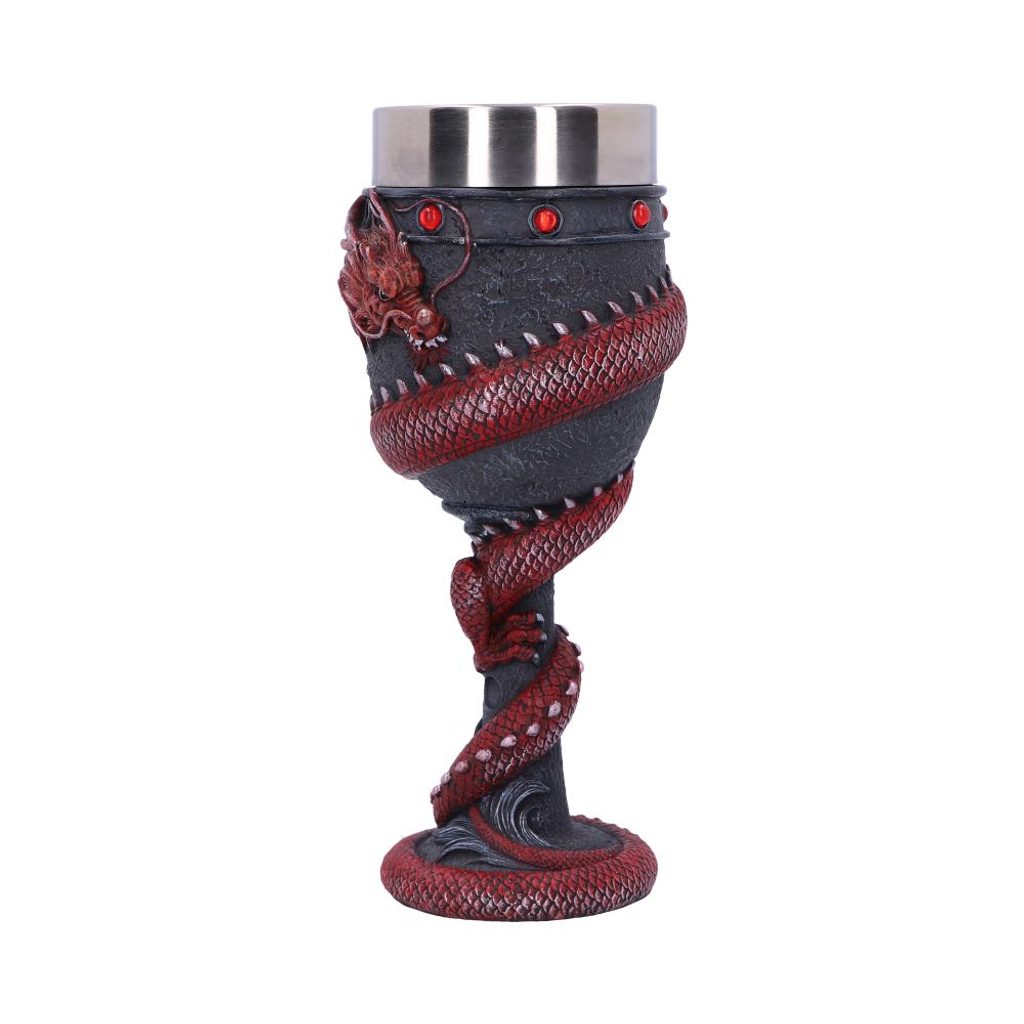 Chinese red dragon, cup, 20 cm Wulflund