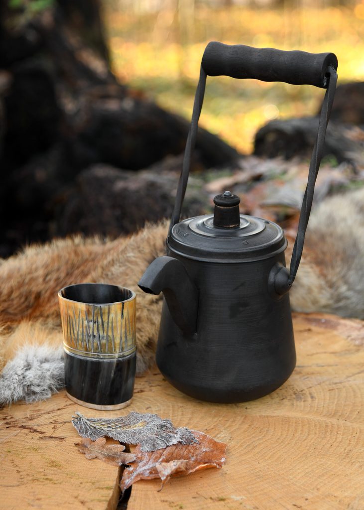 Historical kettle, steel Wulflund