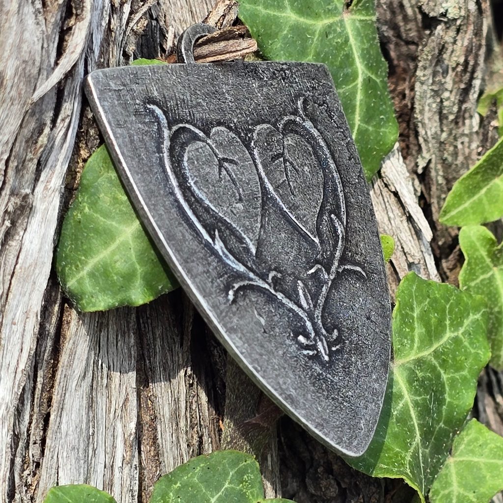 Lords of Talmberk, medieval shield, pendant, zinc Wulflund