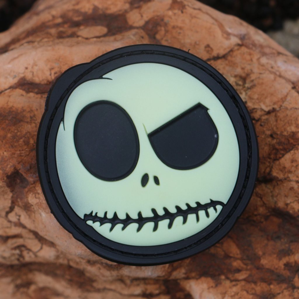 SKULL Rubber Velcro Patch Nous faisons revivre l'histoire