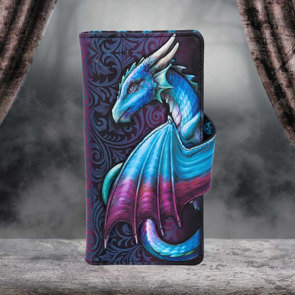 Blue dragon, wallet, 18.5cm Wallets Accessories, Fashion Wulflund