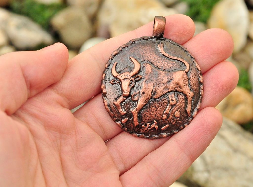 TAURUS, zodiac, pendant Wulflund
